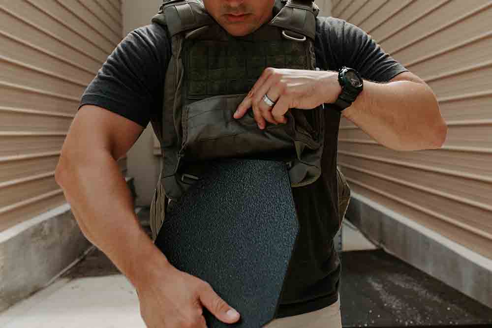 Raider Body Armor NIJ Level III+ (8" x 10" Shooters Cut - Flat) NIJ 01 ...